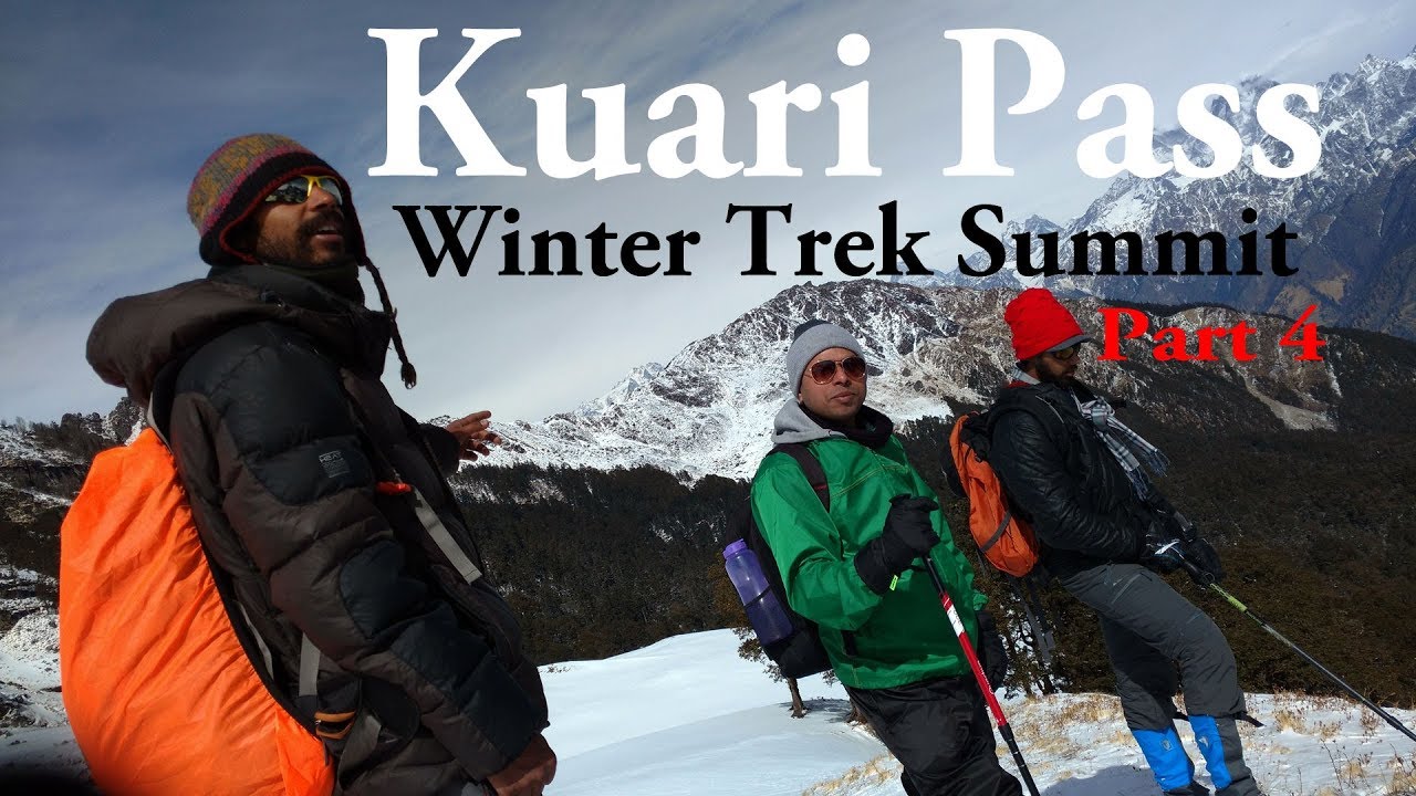 Kuari Pass Winter Trek Day 04 - Tali Top To Kuari Pass Summit - YouTube