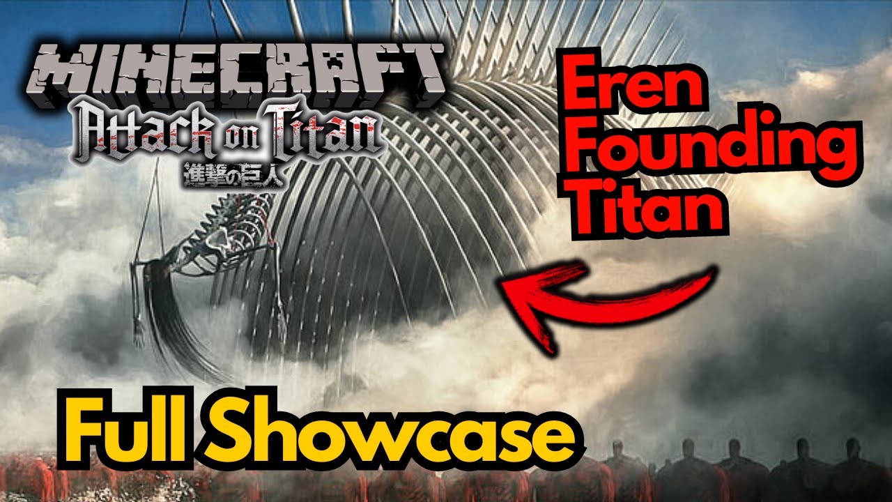 Ending Humanity Using THE RUMBLING with Eren's Founding Titan ...