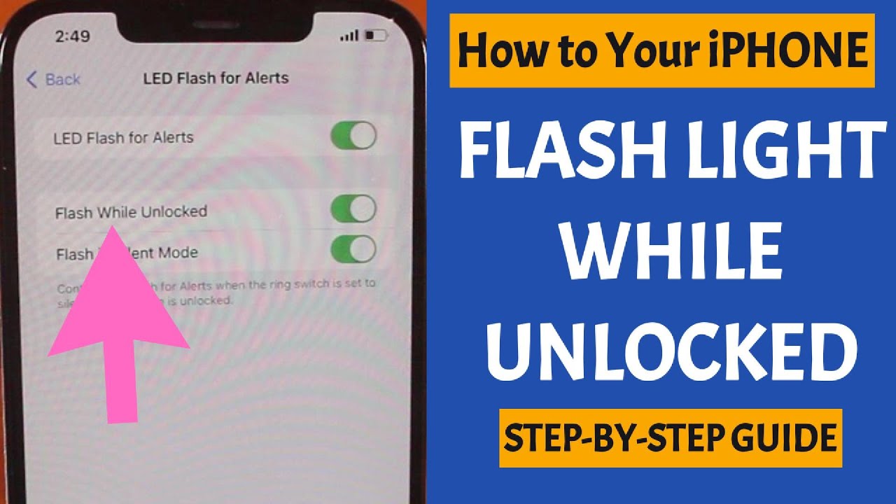 How to Make iPhone FLASH while Unlocked - YouTube