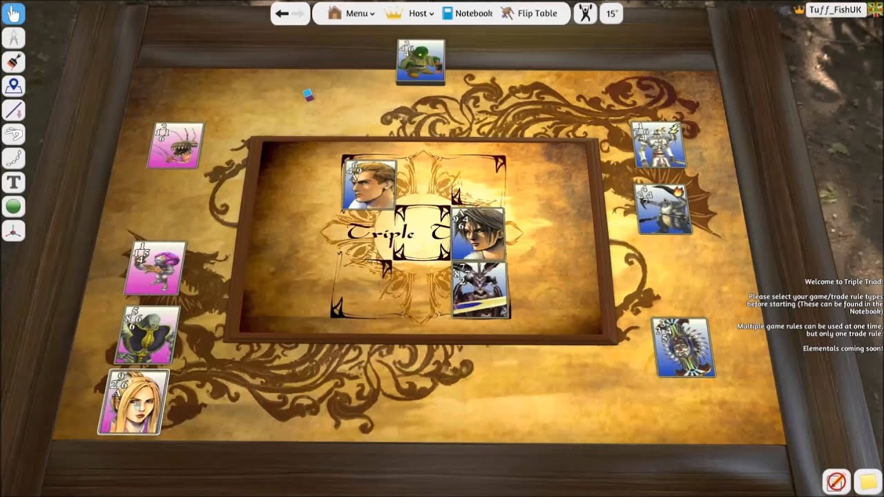 Tabletop Sim: Triple Triad (The FFVIII Card Game) - YouTube