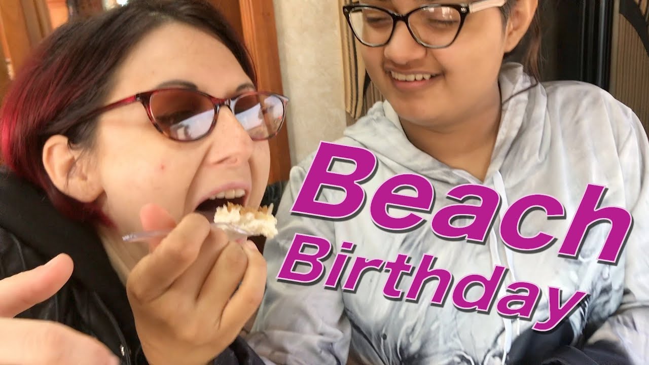 Beachfront Birthday Boon-docking in our Class A Diesel Pusher Motorhome ...