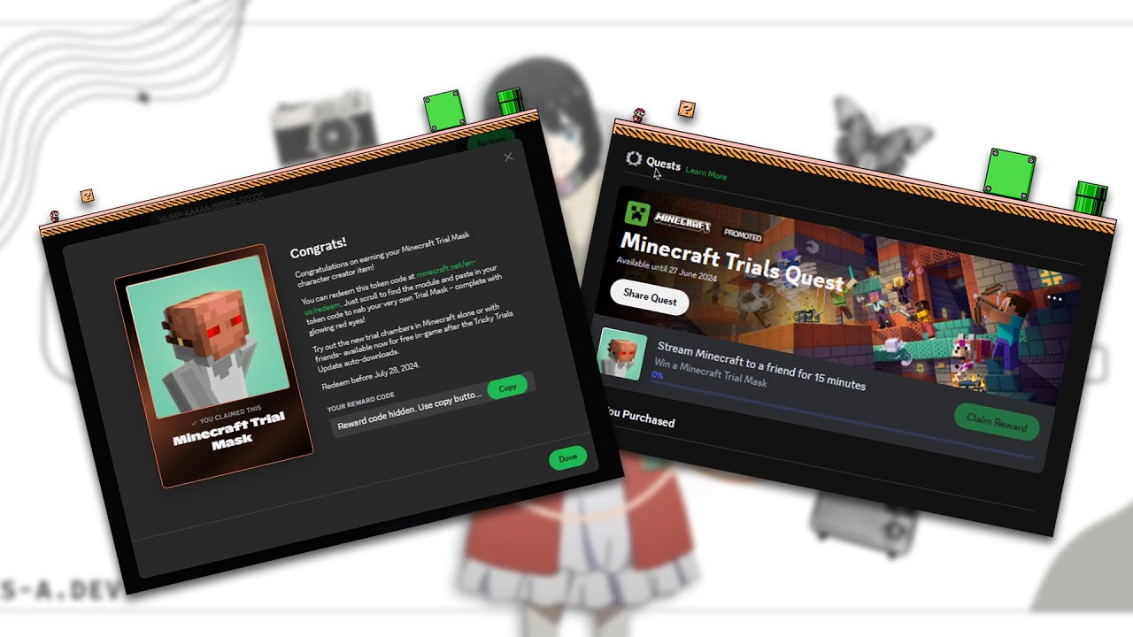 How to get Discord's New Quest Badge with Minecraft Trails Quest (need ...