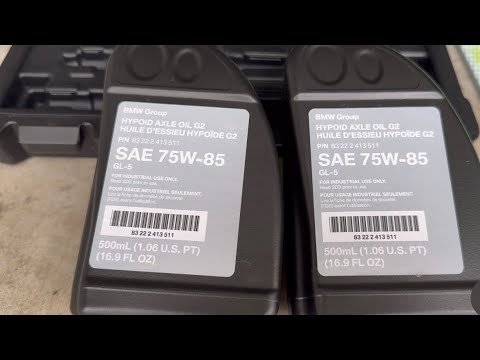 Front Differential Oil Change BMW X7 - YouTube