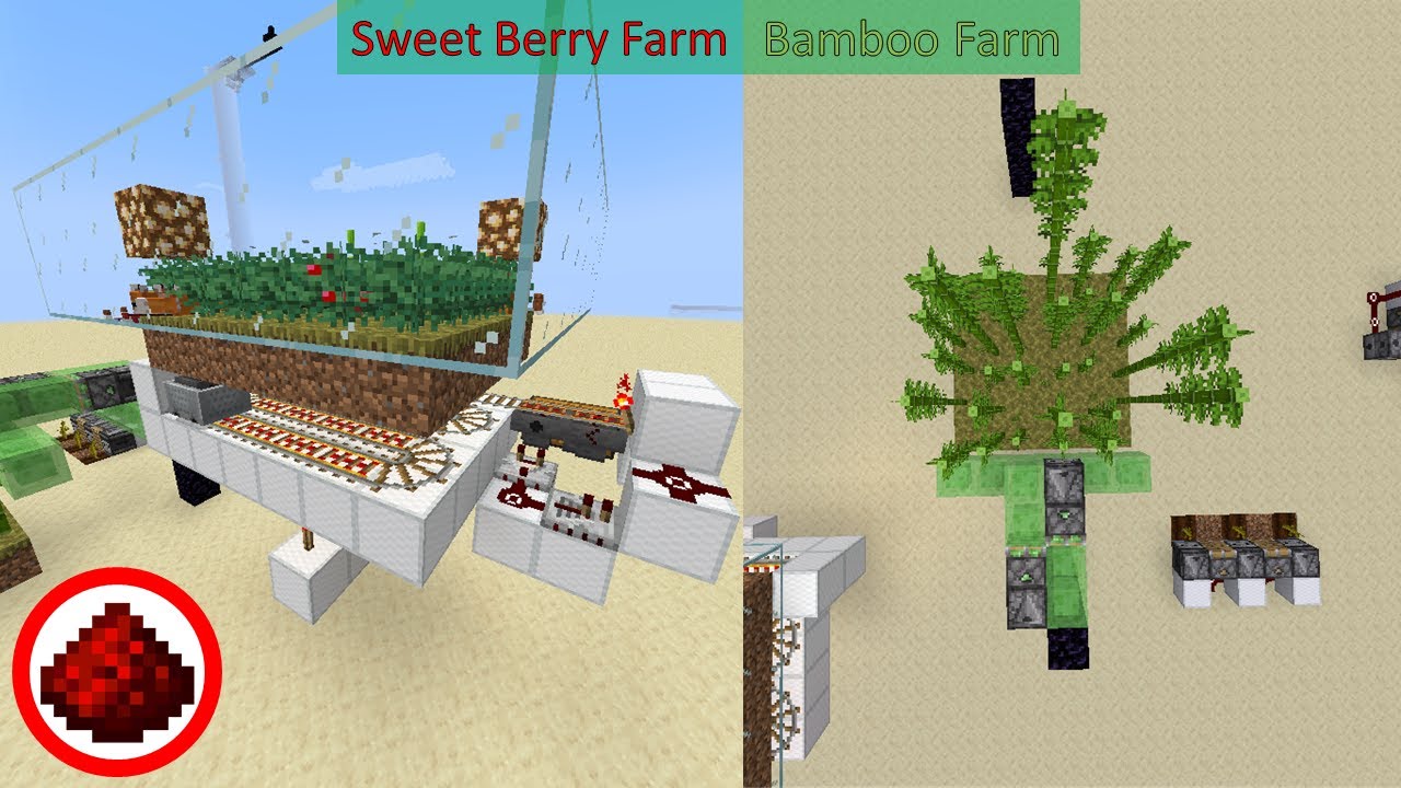 Beberapa Tutorial Redstone Farm | Melengkapi yang kemarin - YouTube