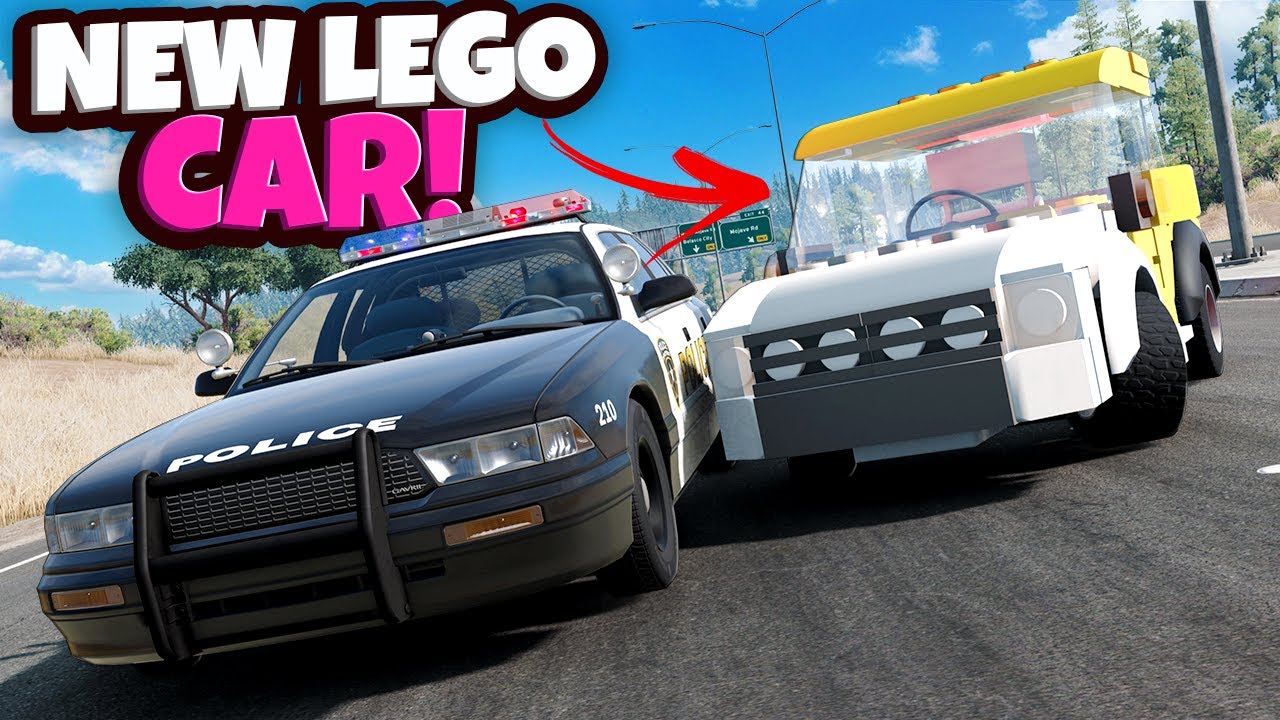NEW Full-Sized Lego Car is SATISFYING to Crash in BeamNG Drive Mods ...