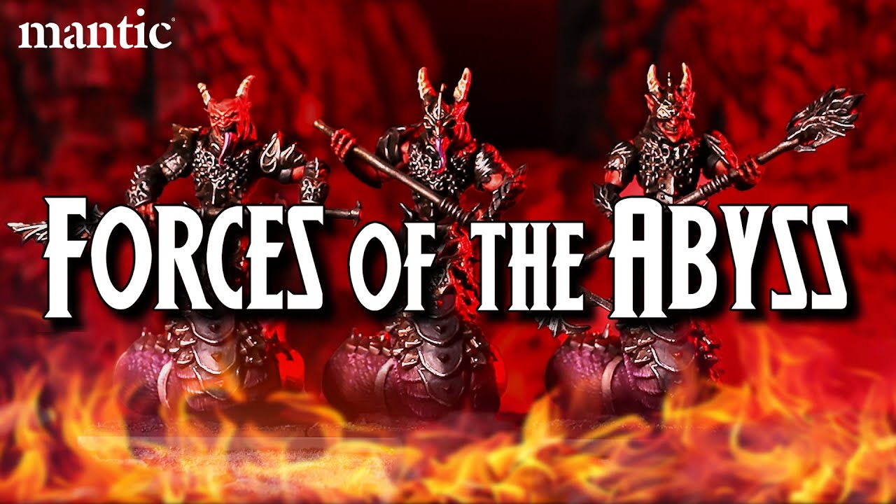 Forces of the Abyss Reveal - Kings of War Mantic Games - YouTube