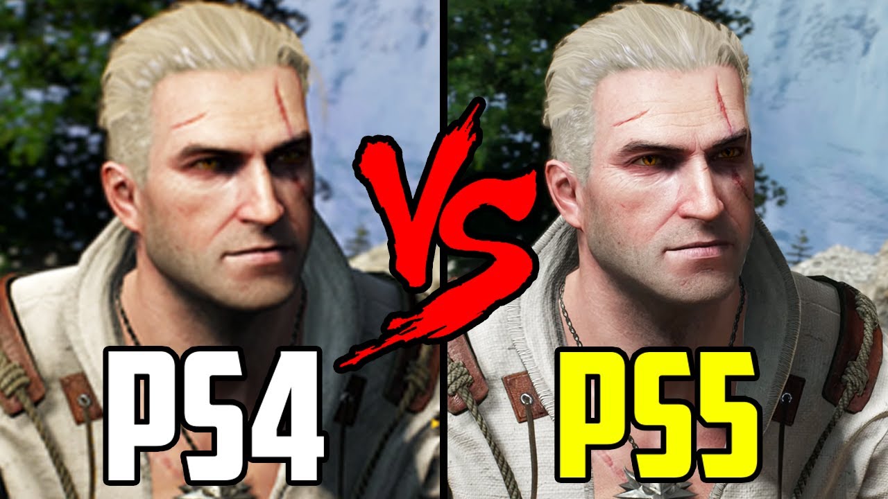 COMPARANDO OS GRÁFICOS DA NOVA VERSÃO DE THE WITCHER 3! PS5 VS PS4 ...