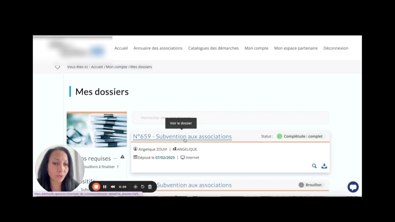 TUTO - Suivre l'avancement de mes dossiers - YouTube