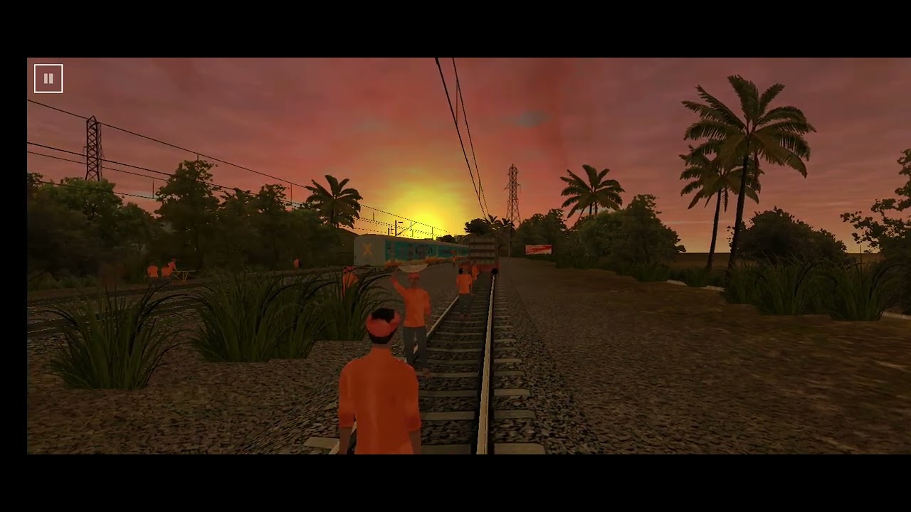 indian train simulator wag 7 new train - YouTube