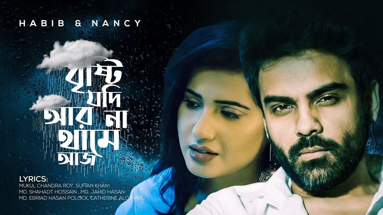 Brishti Jodi Ar Na Thame Aj - Habib ft Nancy - (Official Audio 2021 ...