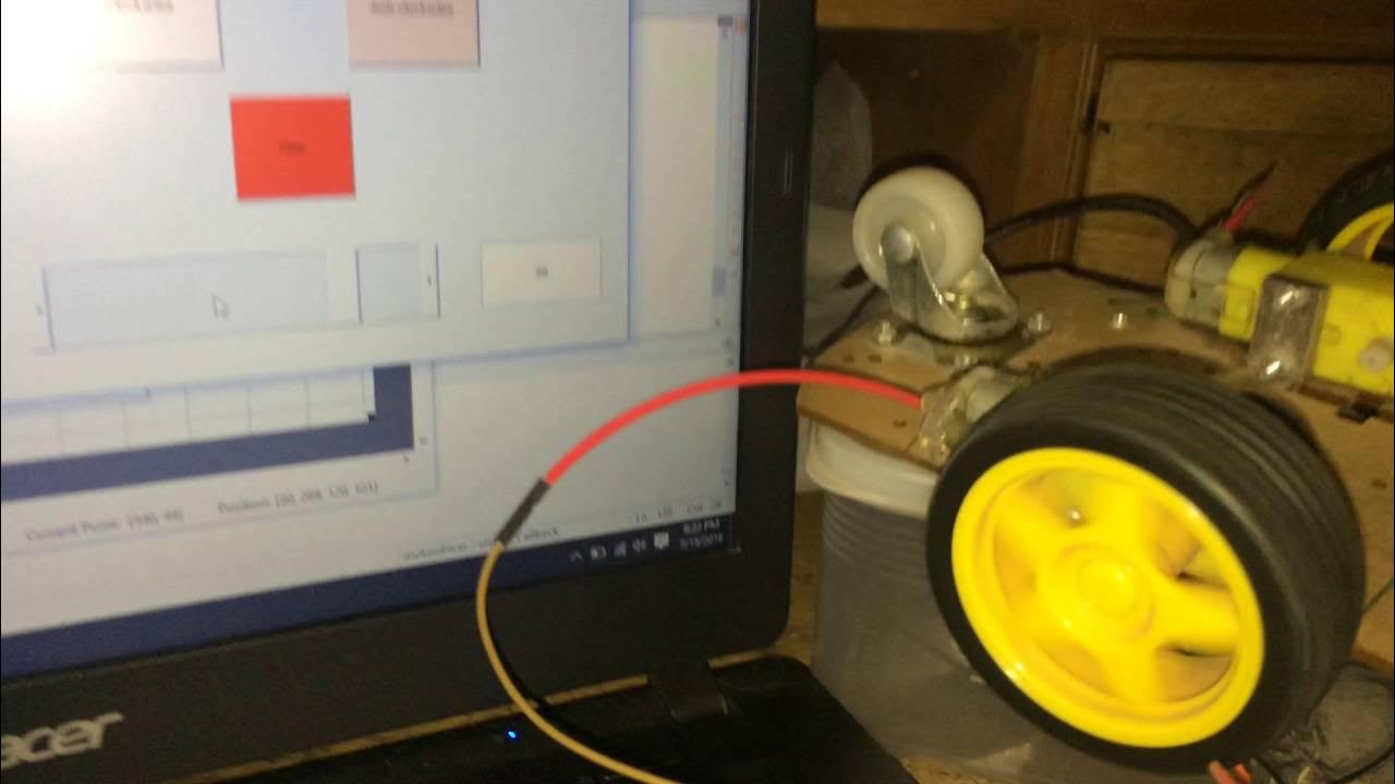 DC Motor Control (Robot Control) using Matlab Gui - YouTube
