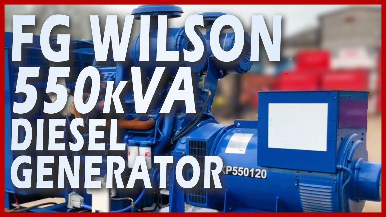 FG Wilson 550kVA Diesel Generator - Run Test - YouTube