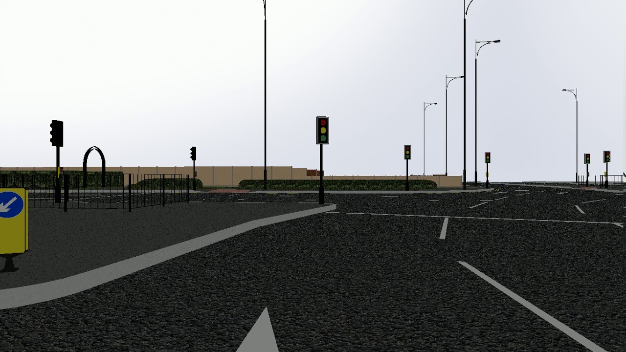 Southend AP4U Roundabout West to South with fence - YouTube
