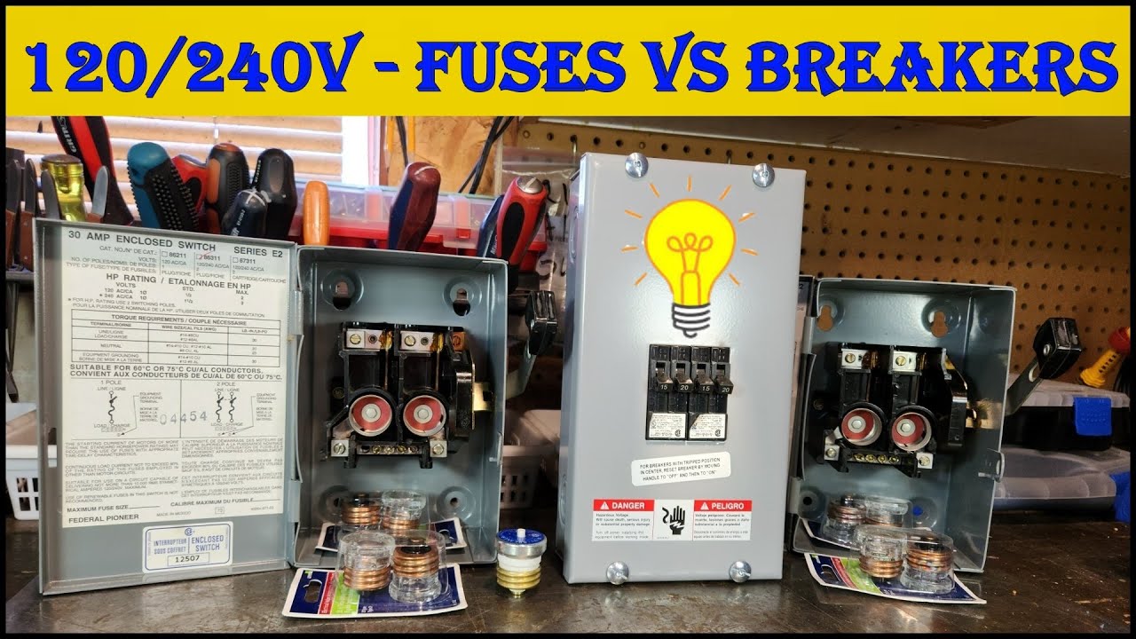 Circuit Breakers vs Glass Fuses - Electrical Panel Preferences - YouTube