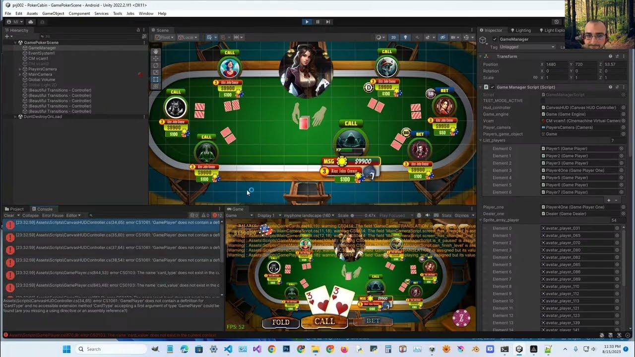 The Ultimate Guide To Creating A Texas Holdem Poker Game in UNITY - Episode 86 - YouTube