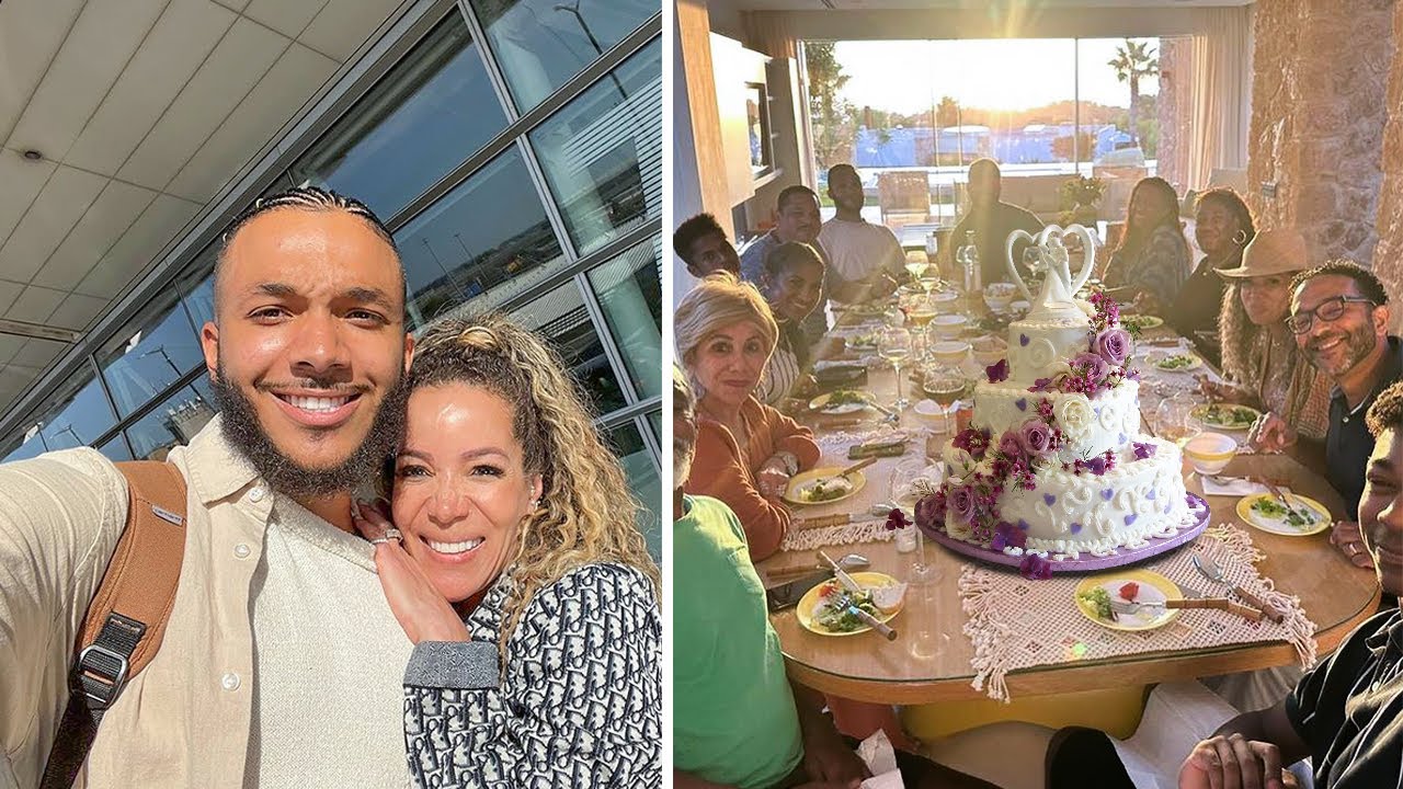 Sunny Hostin Celebrates Son Gabriel's 21st Birthday - YouTube