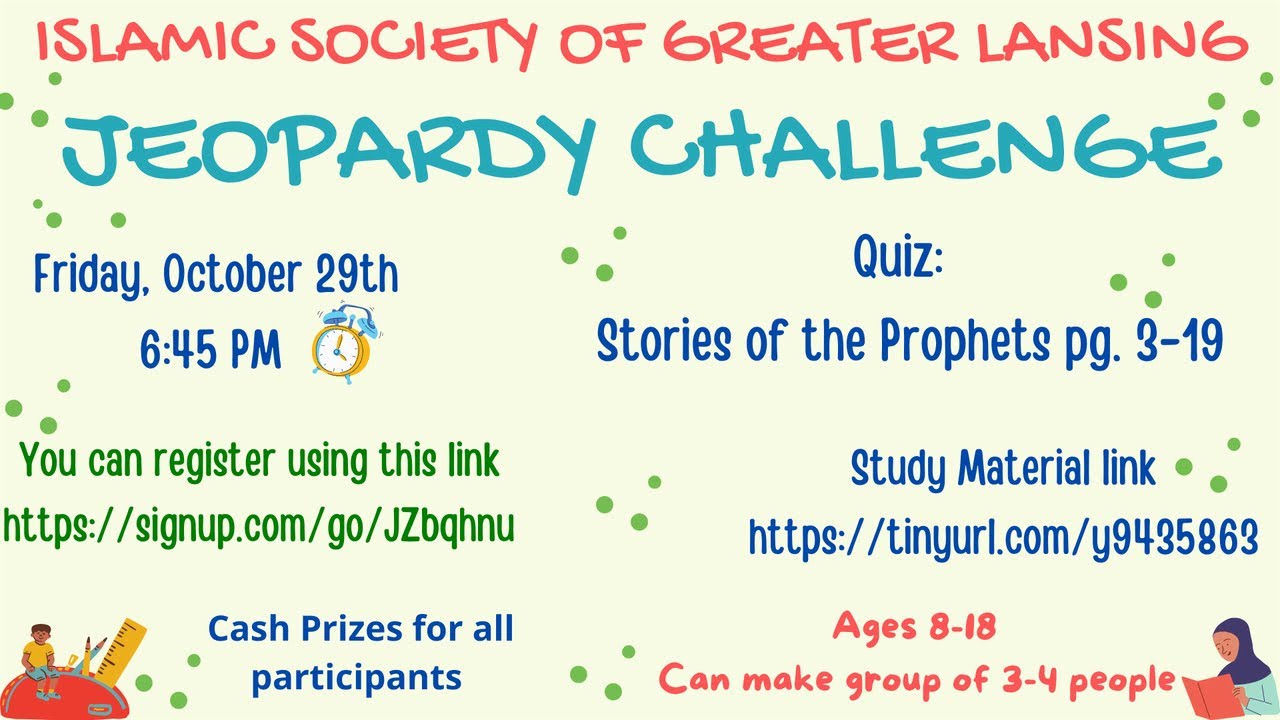 Jeopardy style Islamic Quiz by Imam Sohail - October 29, 2021 - YouTube