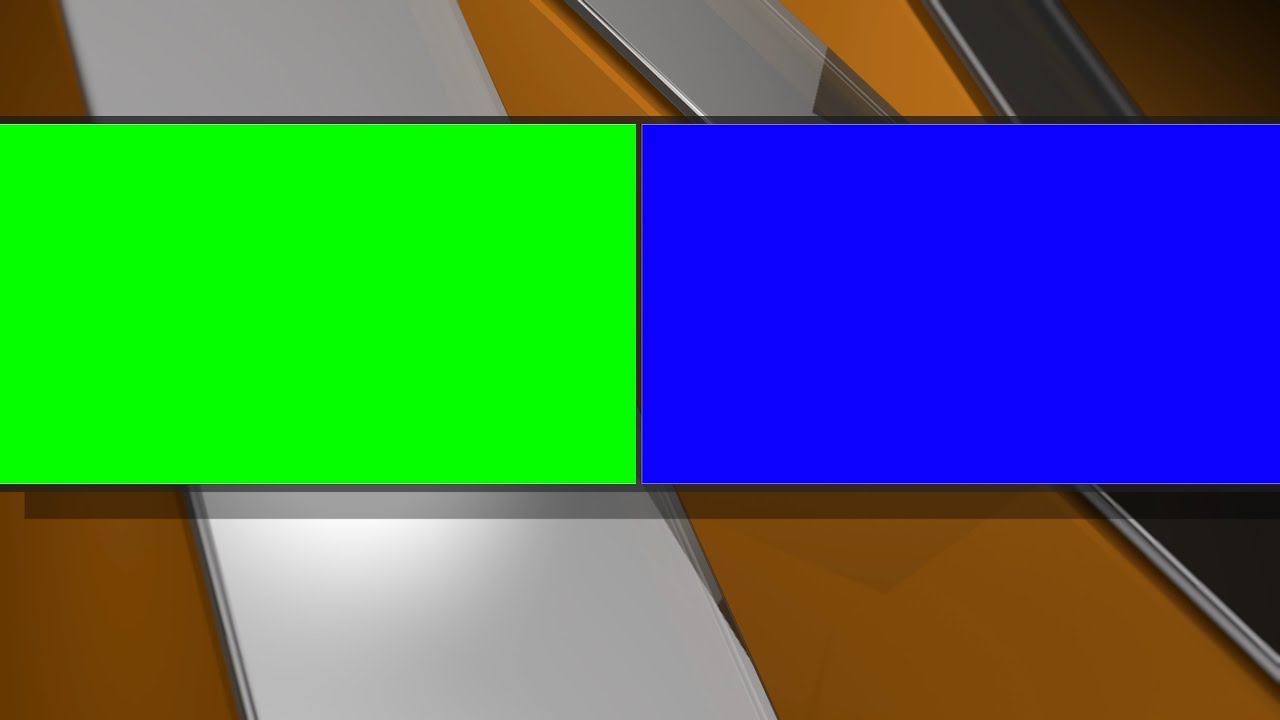 GOLDEN Double Screen Speed News - Fast News Green Screen Template ...