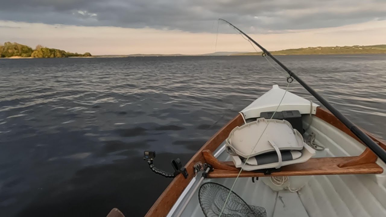 Tougher night on the lake using the Spent Gnat mayfly.The wind kept ...