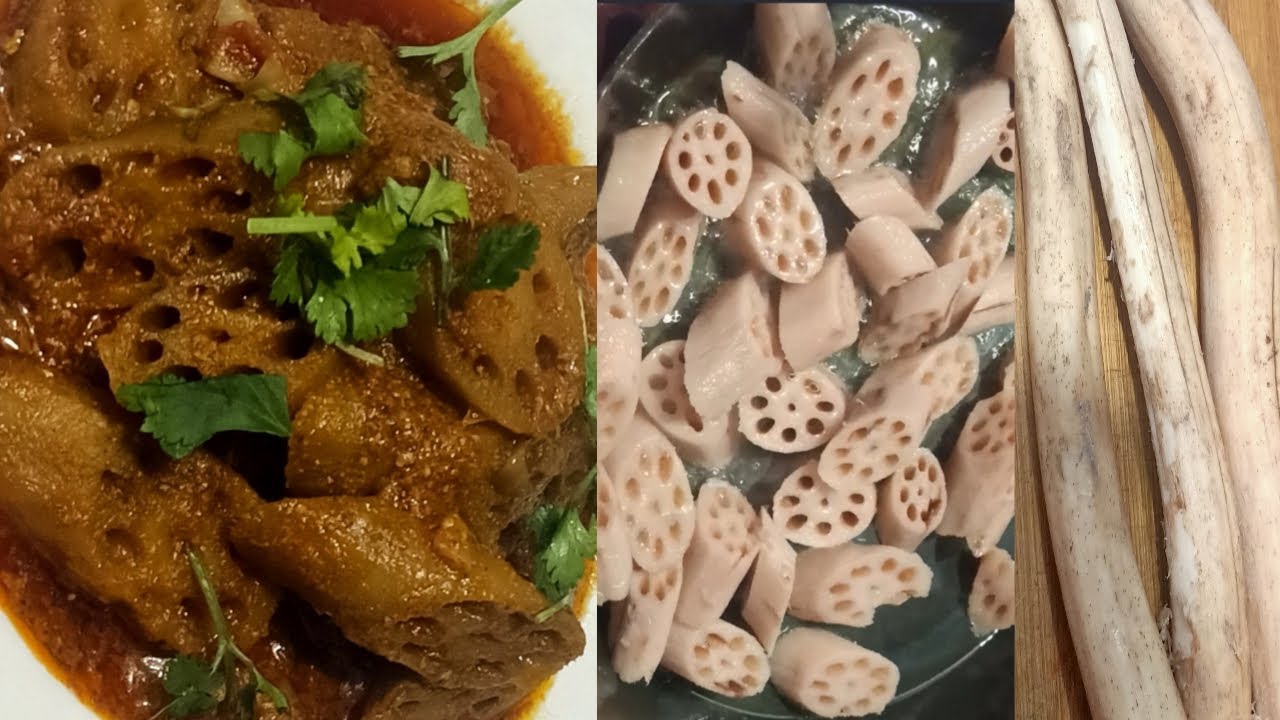 kamal kakdi ki sabzi | Fiber, Iron , Nutrients Se Bharpur | Lotus Stem ...