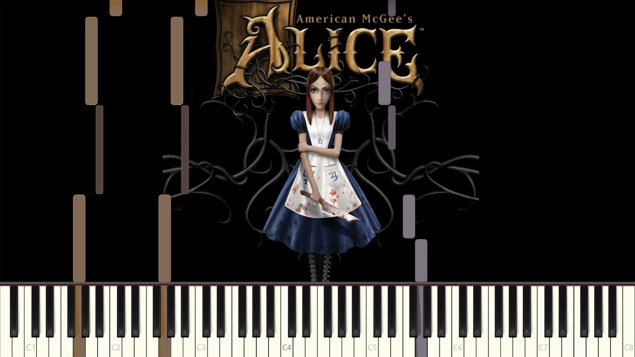 American McGee's Alice - Fortress of Doors - piano tutorial - YouTube