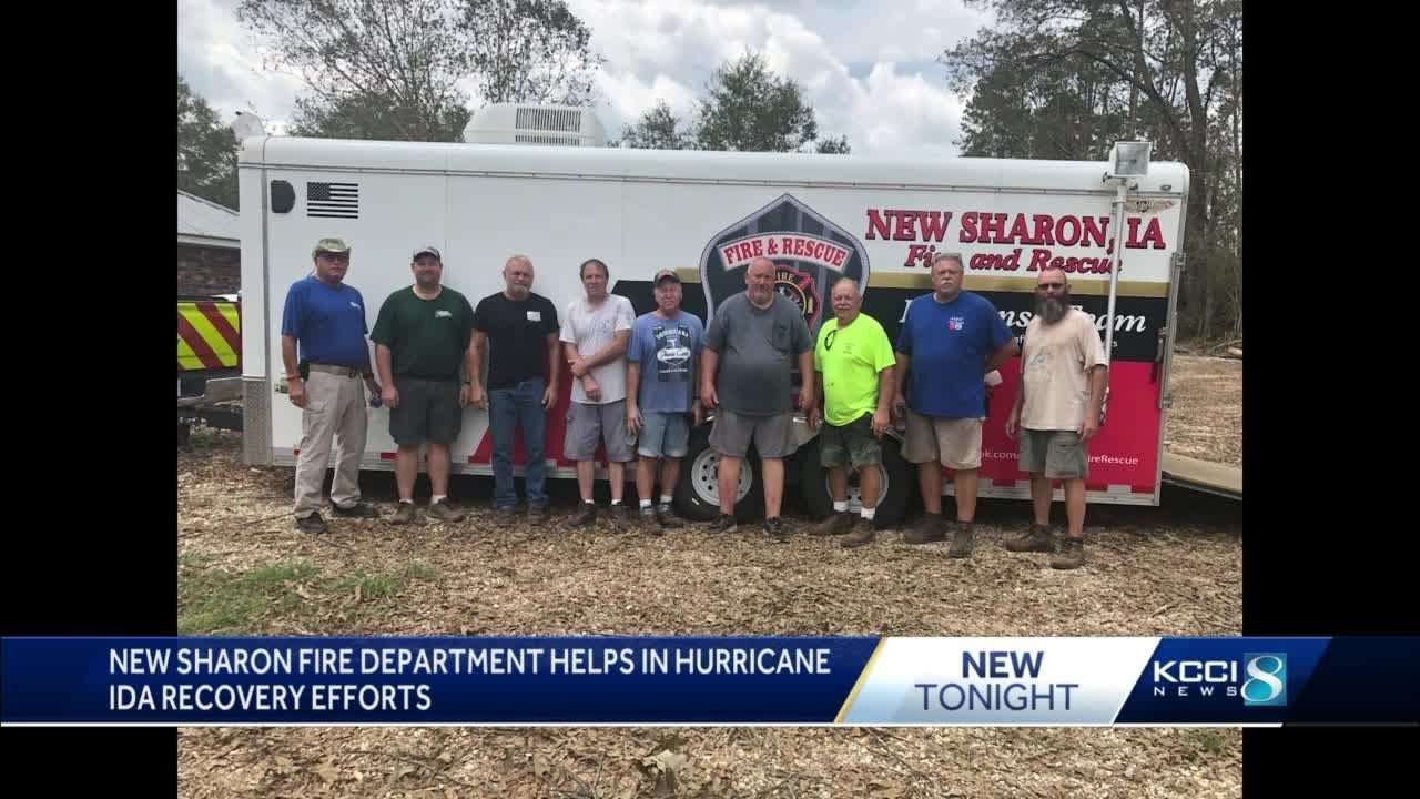 New Sharon Fire Department aids in rescue efforts after Hurricane Ida ...