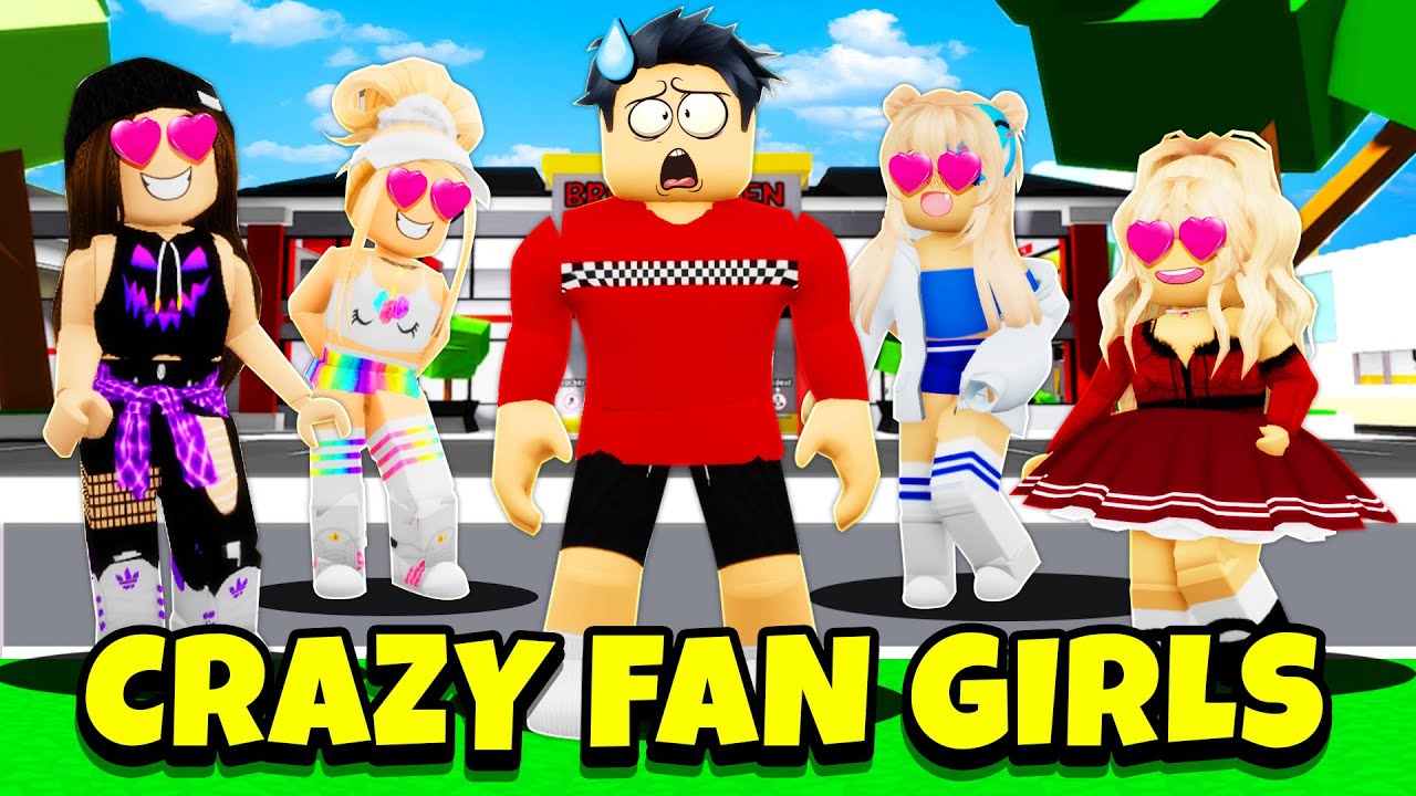Trolling With 4 CRAZY FAN GIRLS in Roblox! - YouTube