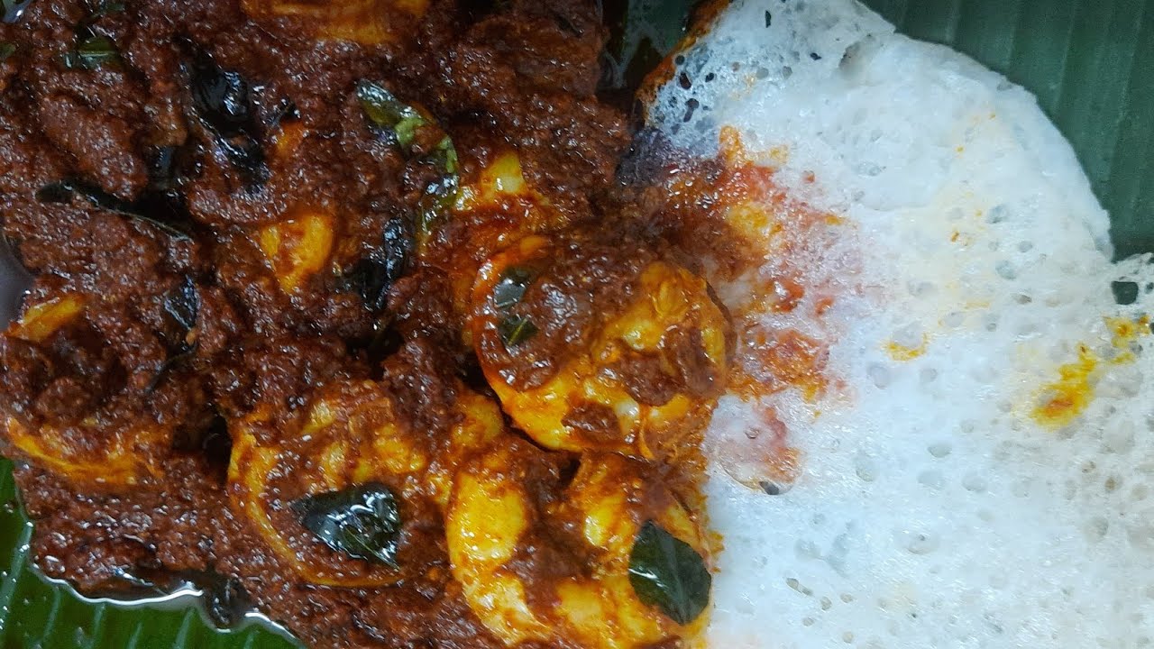 Mangalore style prawn Ghee roast with curry leaves #Etti with Nesal ...