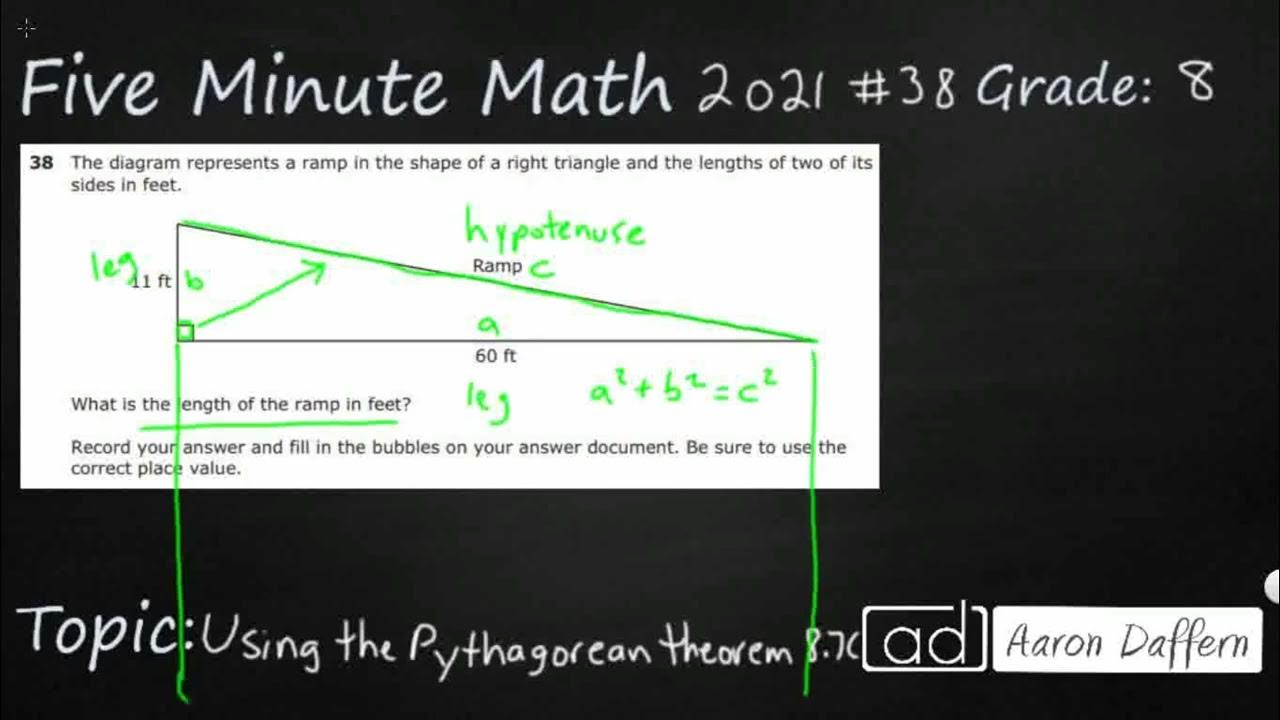 8th Grade STAAR Practice Using the Pythagorean Theorem (8.7C - #9 ...