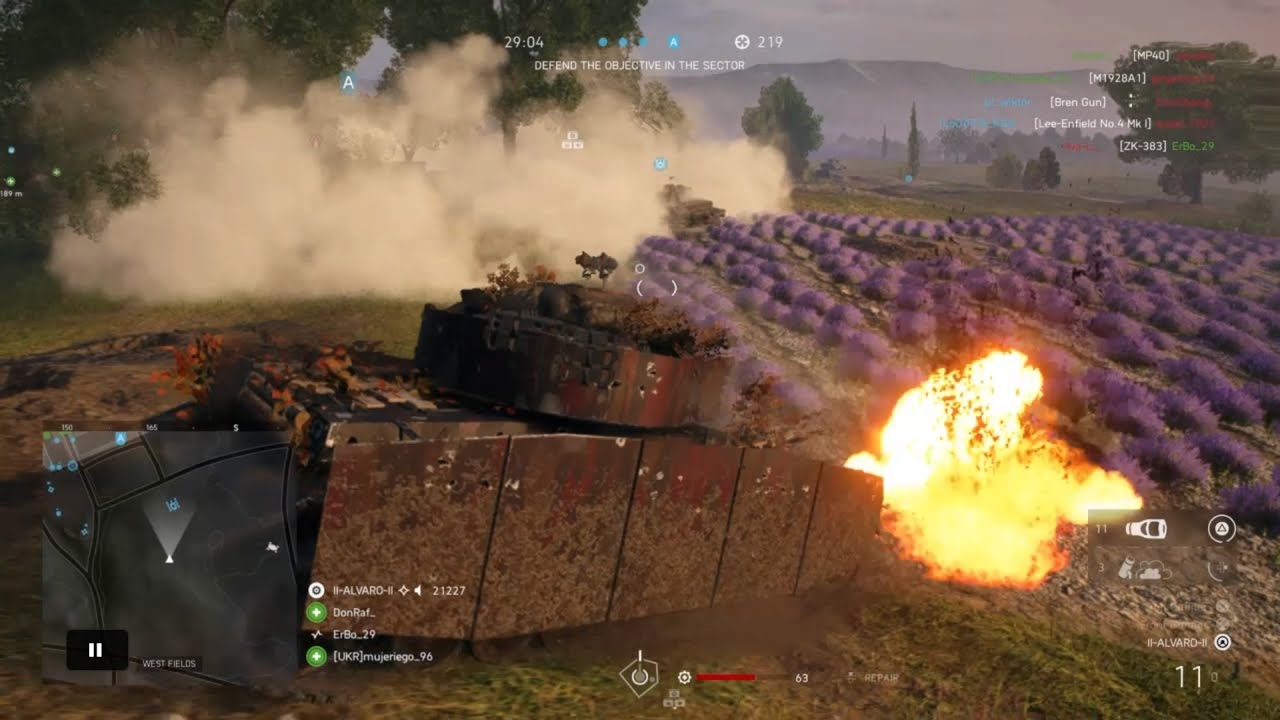 Battlefield 5 Panzer IV Tank Gameplay No Commentary (PS4) - YouTube