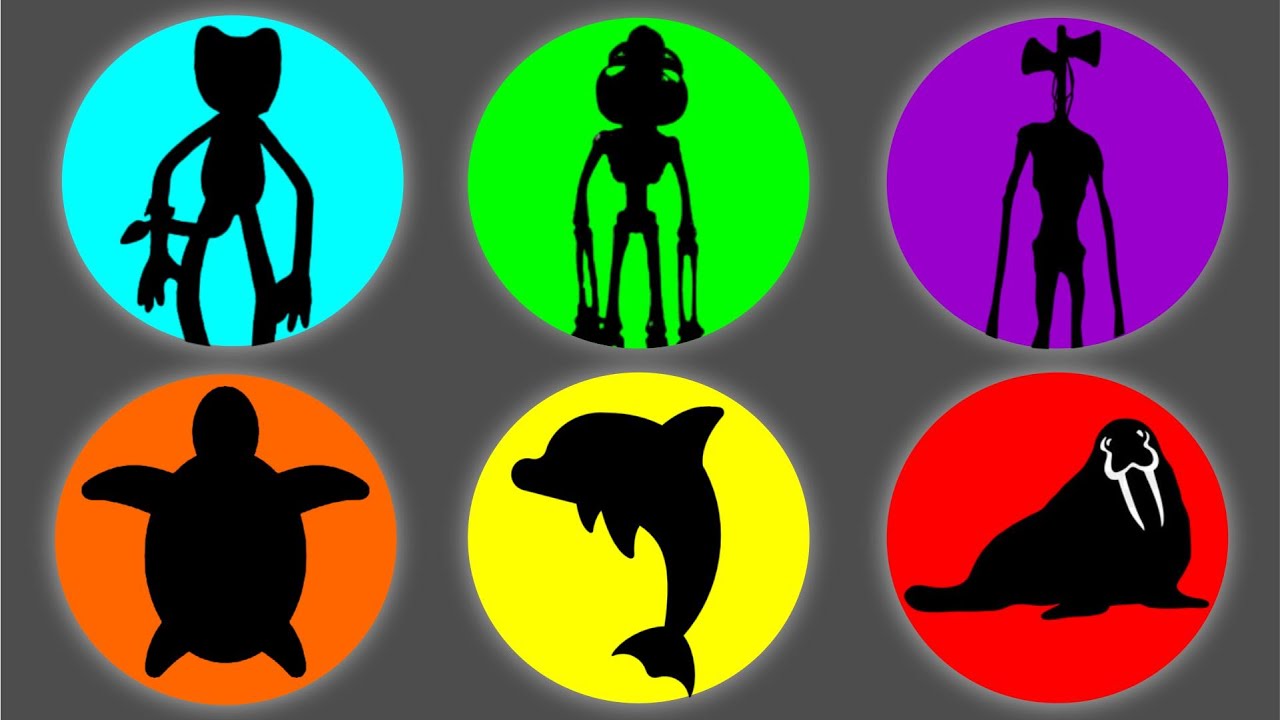 Guess The Picture Siren Head In Real Life: Black Huggy Wuggy,Turtle ...