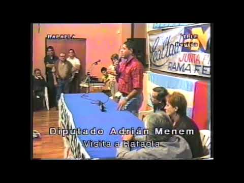 Adrián Menem en Rafaela, año 2003