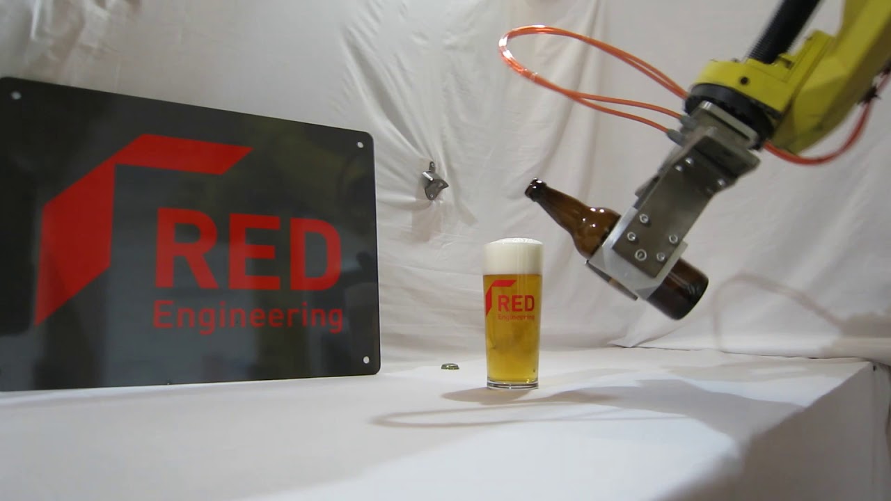 Fancy a Beer? - RED Robot - YouTube