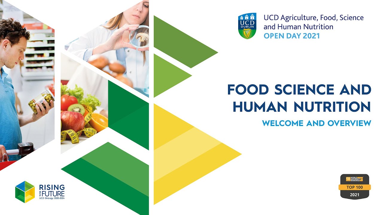 UCD Food Science & Human Nutrition - Open Day 2021 - YouTube