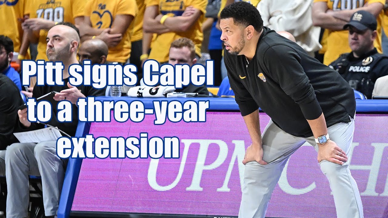 Pitt signs Capel to a three-year extension | The Morning Pitt: 7/18 ...