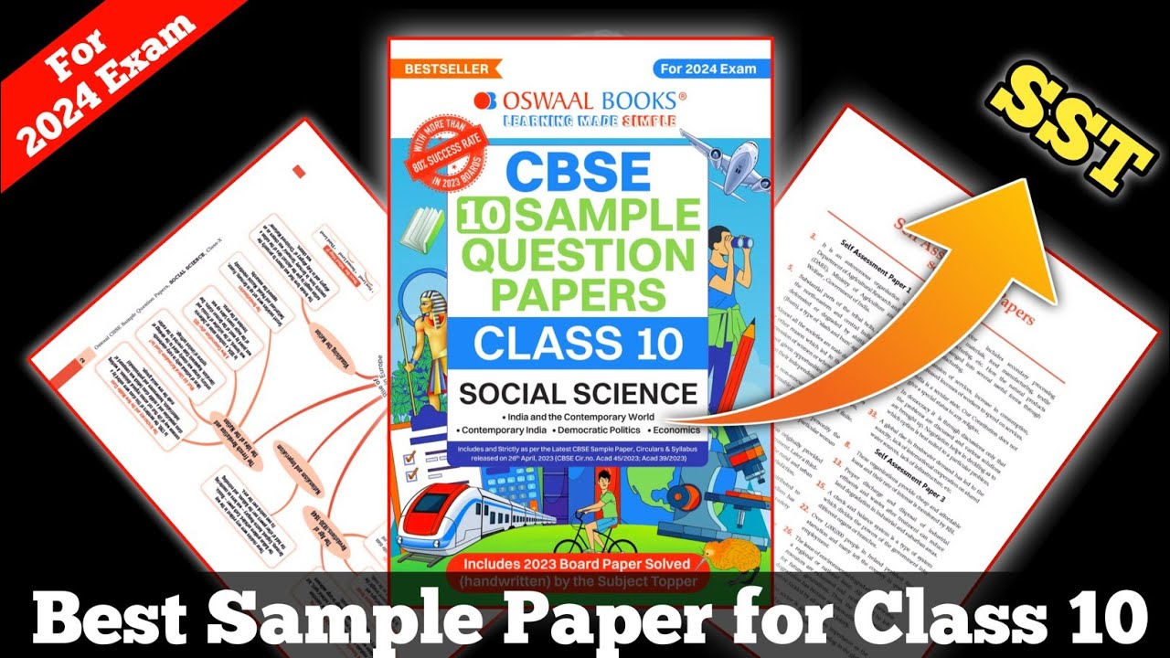 Best Sample Papers For Class 10 Social Science For 2024 Exam | Oswaal ...