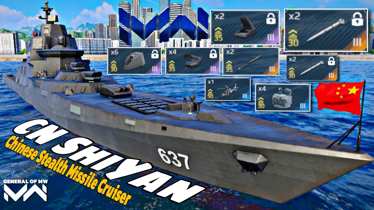 CN ShiYan - NEW 🇨🇳 Stealth Missile Cruiser Event Bundle Ship | Modern ...