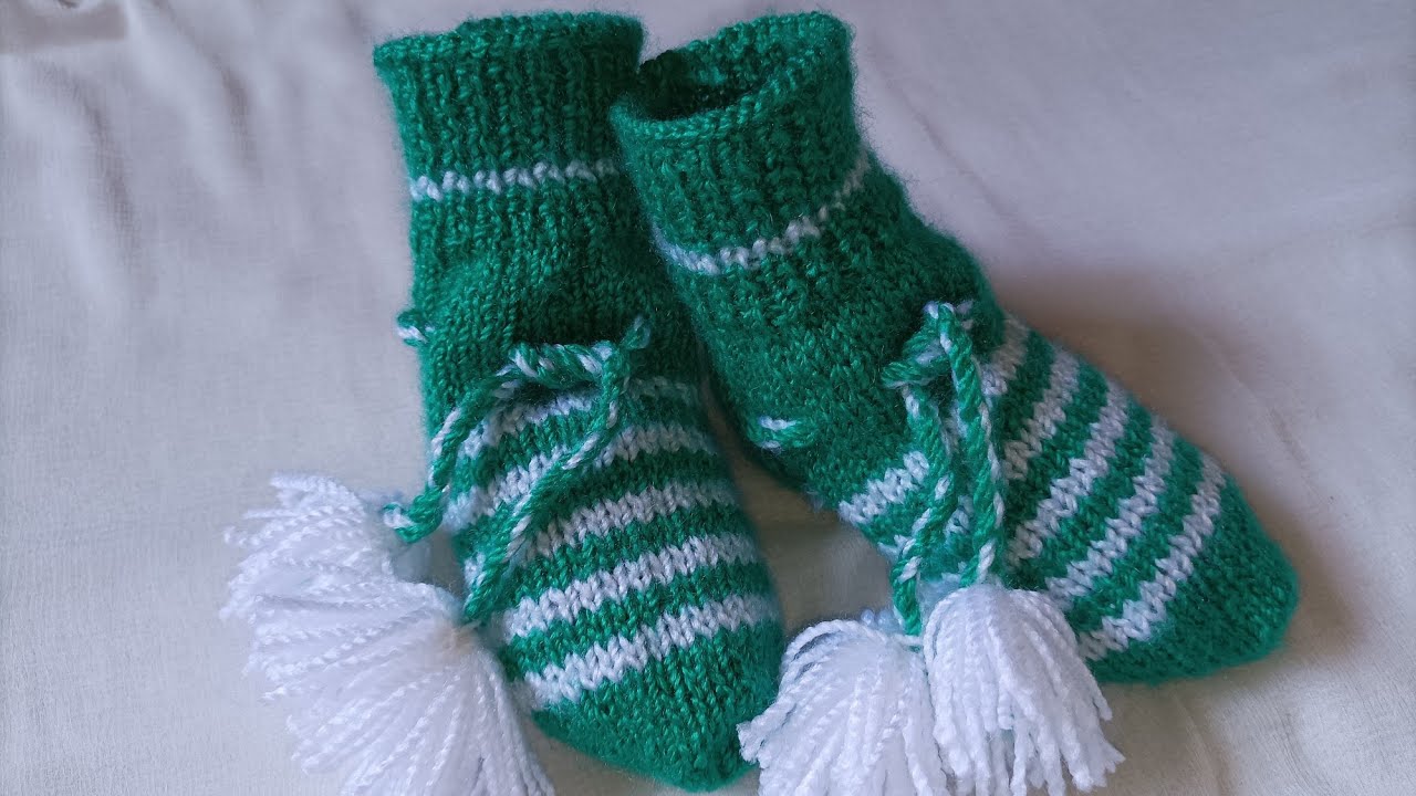 WINTER SETS FOR BABY👶(SET-2)||Baby Socks/Booties||Knitting Queen786 ...
