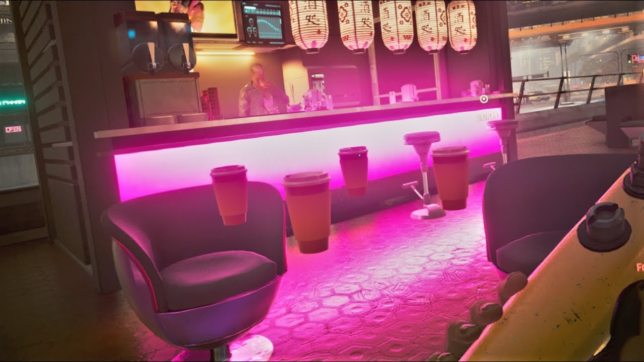 The Coffee cups of Cyberpunk 2077 - YouTube