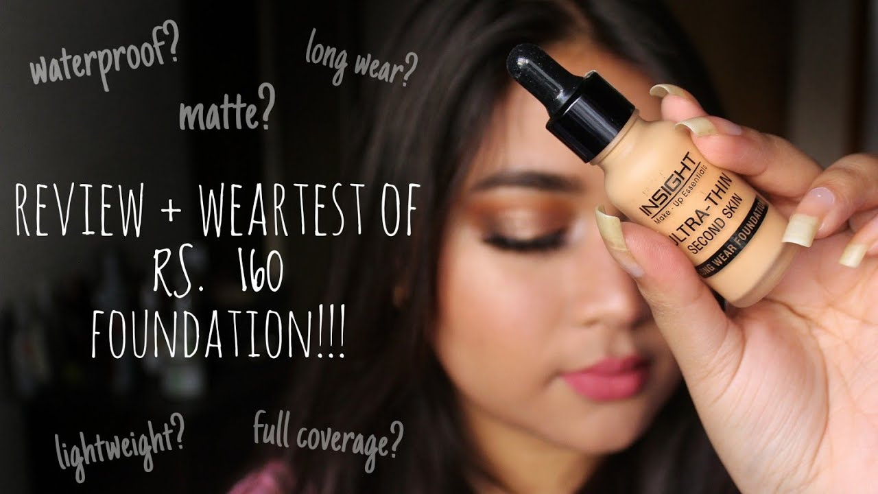 Rs. 160 Insight Foundation Review + Wear Test | Adity Singh - YouTube