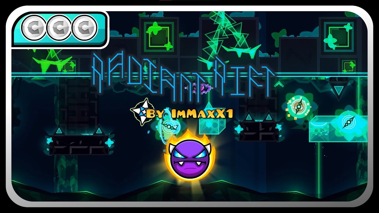 "Radiant Rift" by ImMaxX1 3(C)_100% (Demon) | Geometry Dash - YouTube