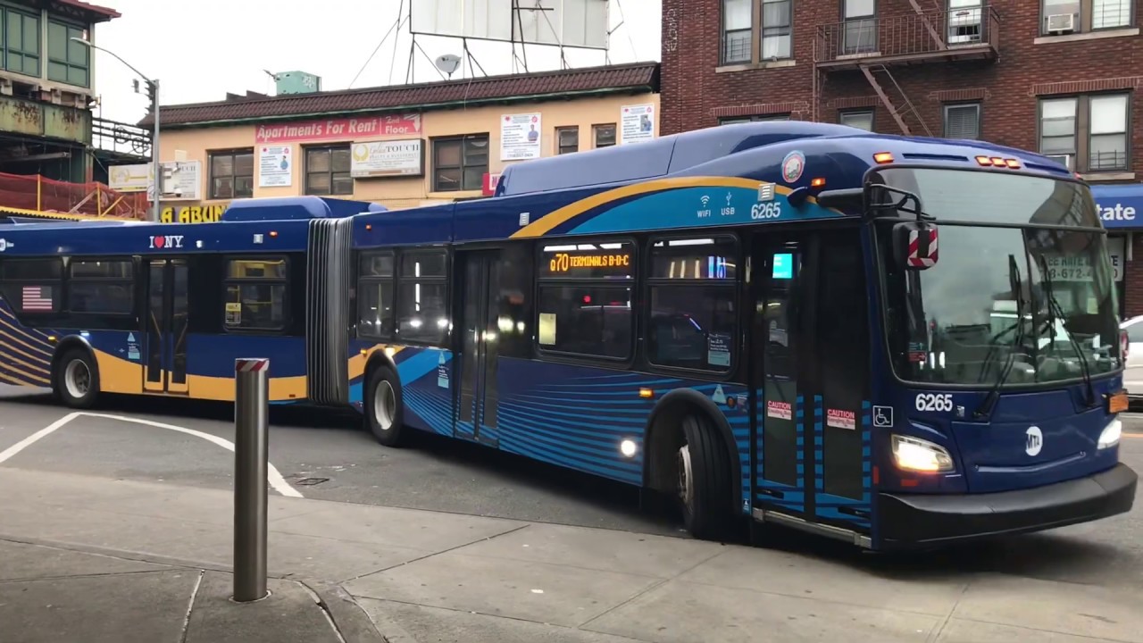 MTA BUS: 2020 New Flyer XD60 #6265 Running on the Q70 SBS - YouTube