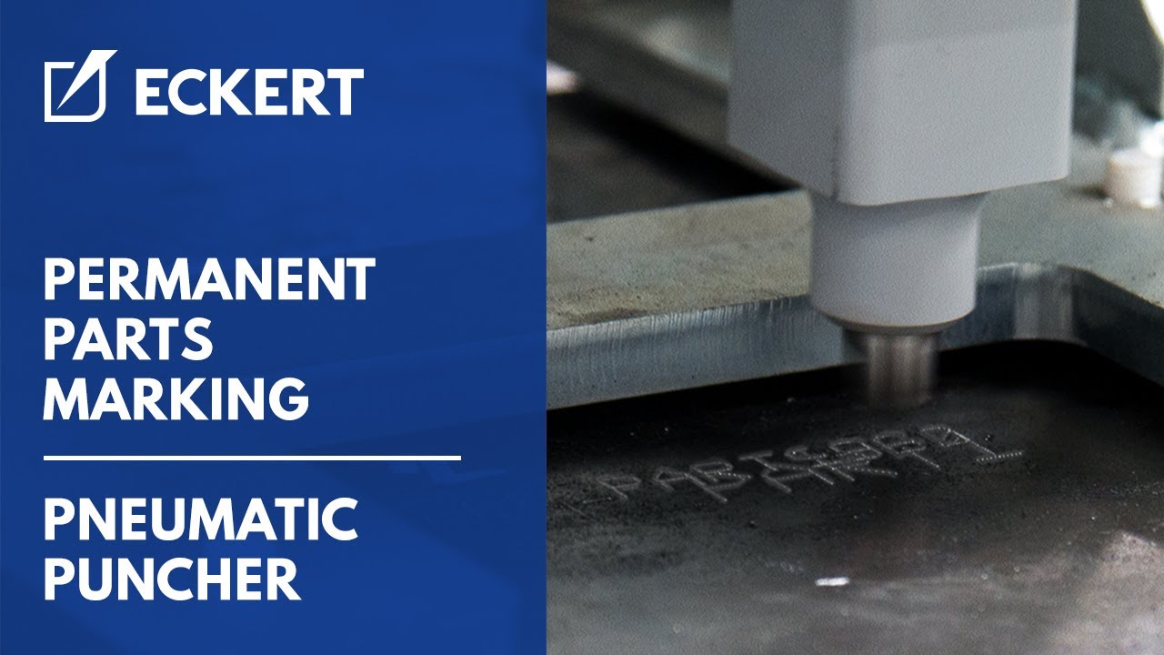 Pneumatic punch marking - sheets marking system - YouTube