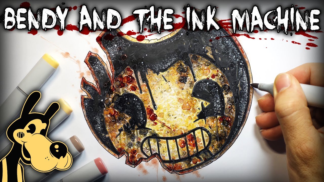 "Bendy and the Ink Machine" Horror Story - Creepypasta + Drawing - YouTube