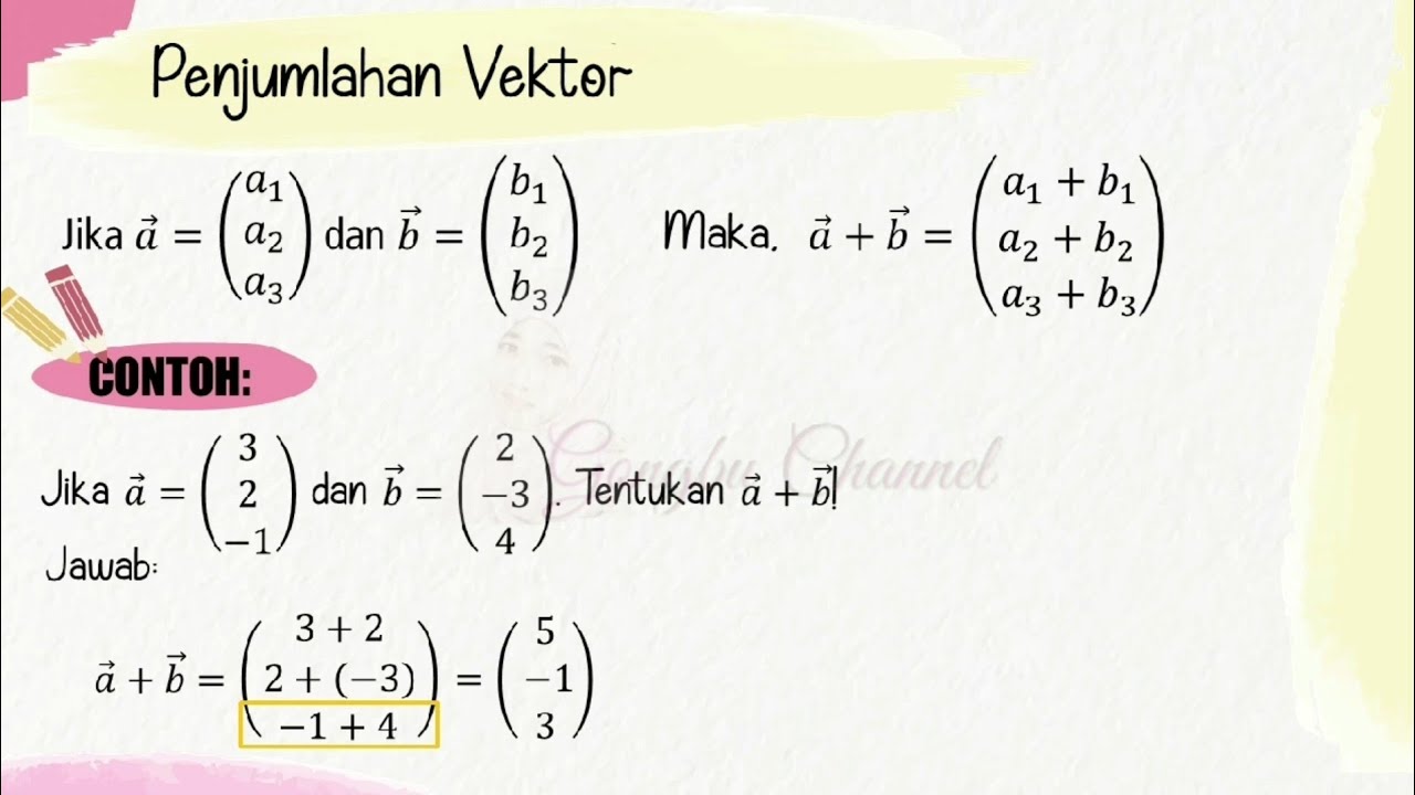 Operasi Vektor Dimensi Tiga (Bangun Ruang) - YouTube