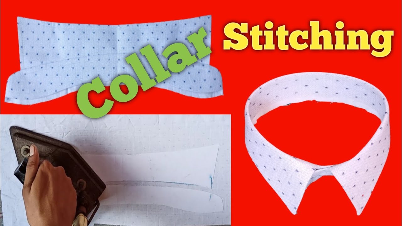 Shirt Collar Stitching | shirt collar banana sikhe | Collar Stitching ...