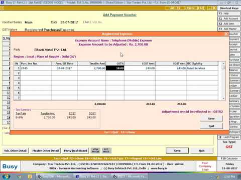 Managing Expenses in Busy | Busy Accounting Software | How do you ...