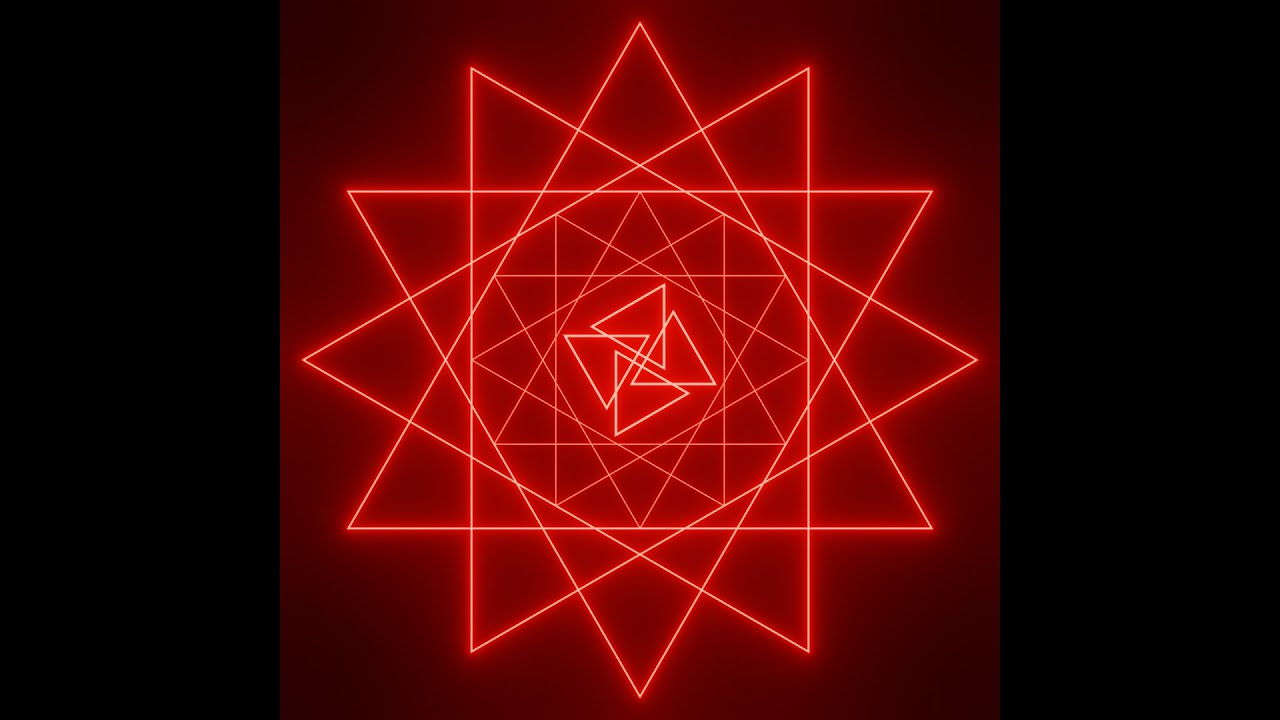 Abstract looping star shape animation in Blender - YouTube