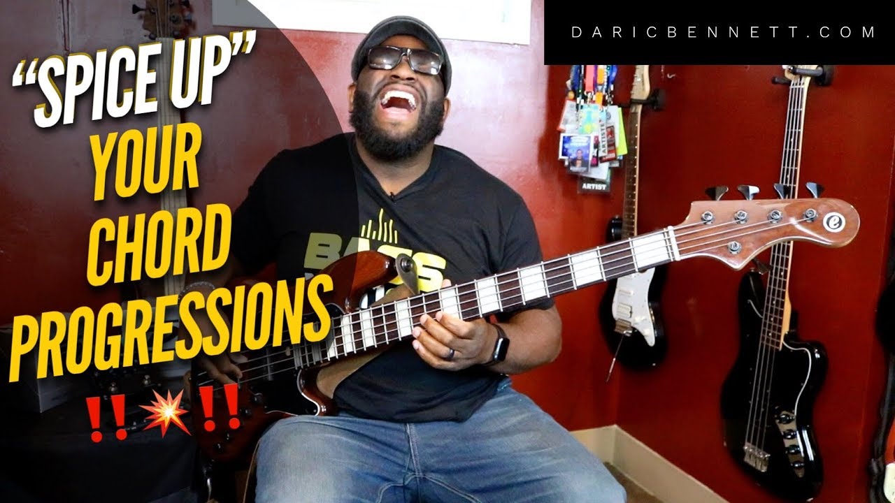 ALTERNATIVE CHORD PROGRESSIONS ON BASS ~ Daric Bennett’s Bass Lessons ...