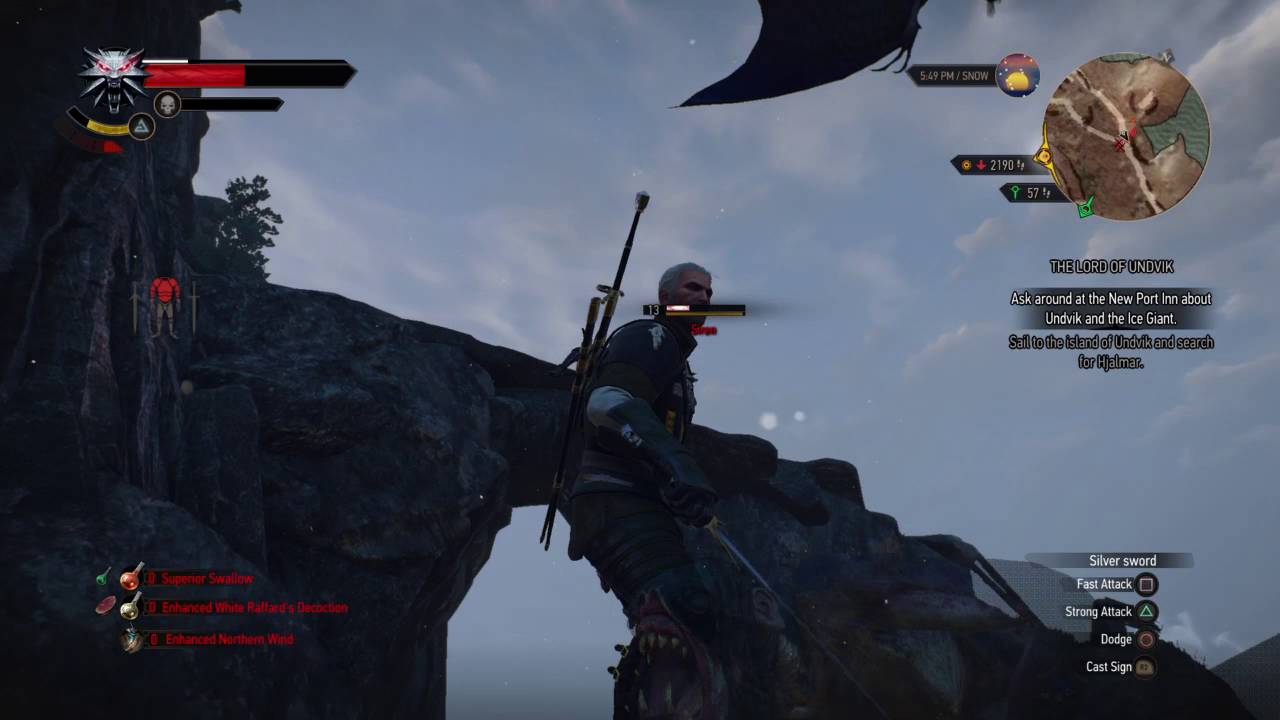 The Witcher 3:siren/mermaid true form - YouTube